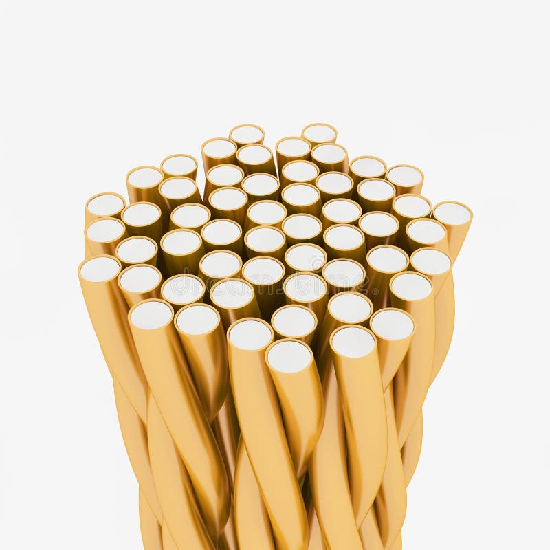 Electric Wire Cable with Clipping Path. Stock Illustration ...