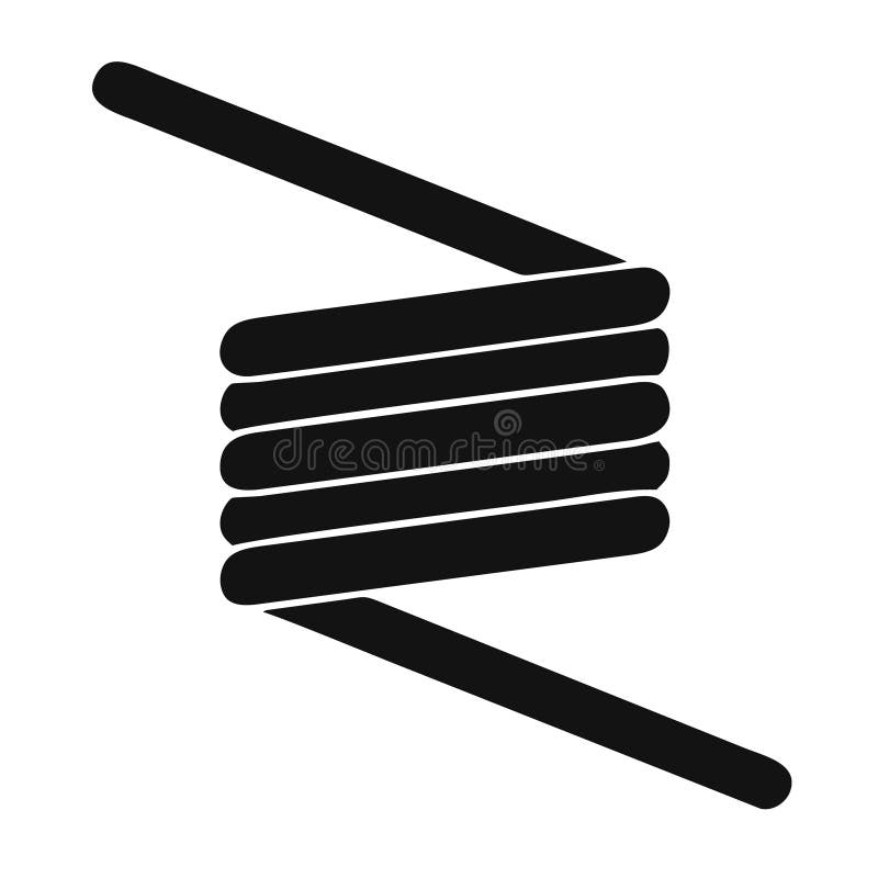 Electric Wire Cable Icon. Simple Illustration of Electric Wire Cable ...