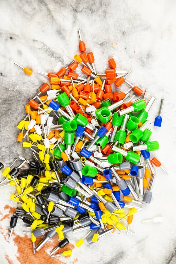 Electric Wire Connector, Colorful Set Stock Image - Image of ...