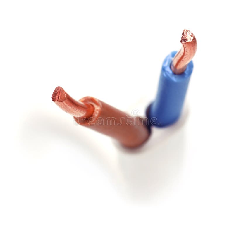 Electric Wire. stock photo. Image of data, connect, macro - 70918830