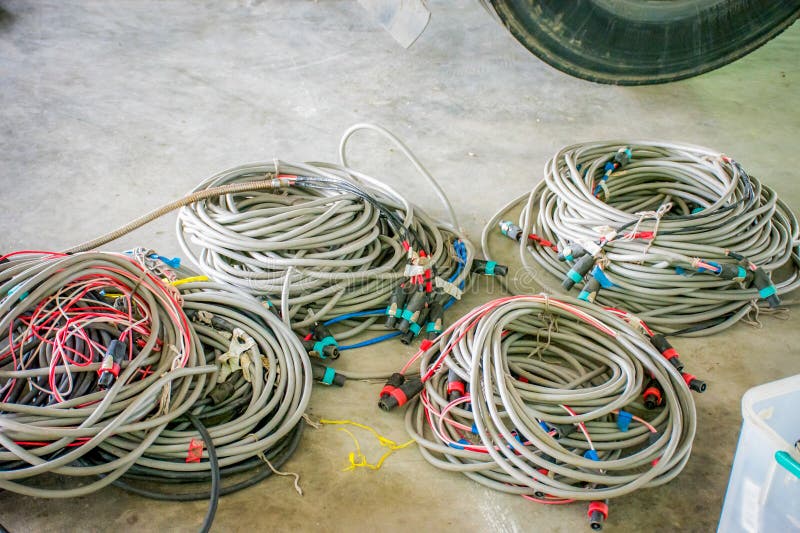 Electric wire stock photo. Image of electric, wired, network - 95680546