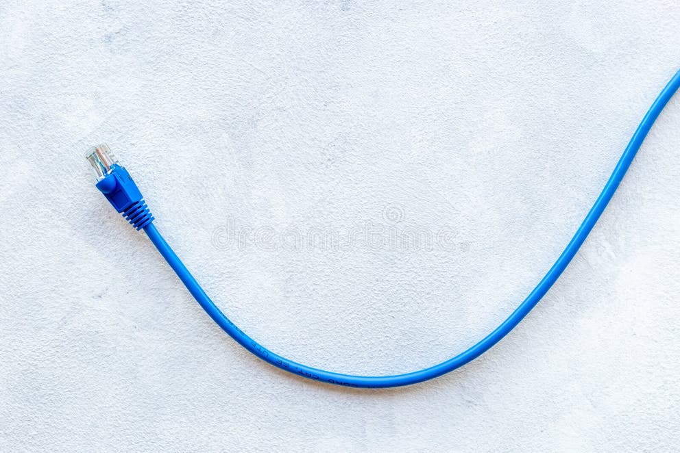 Electric Wire and Network Cables, Top View Stock Image - Image of cord ...