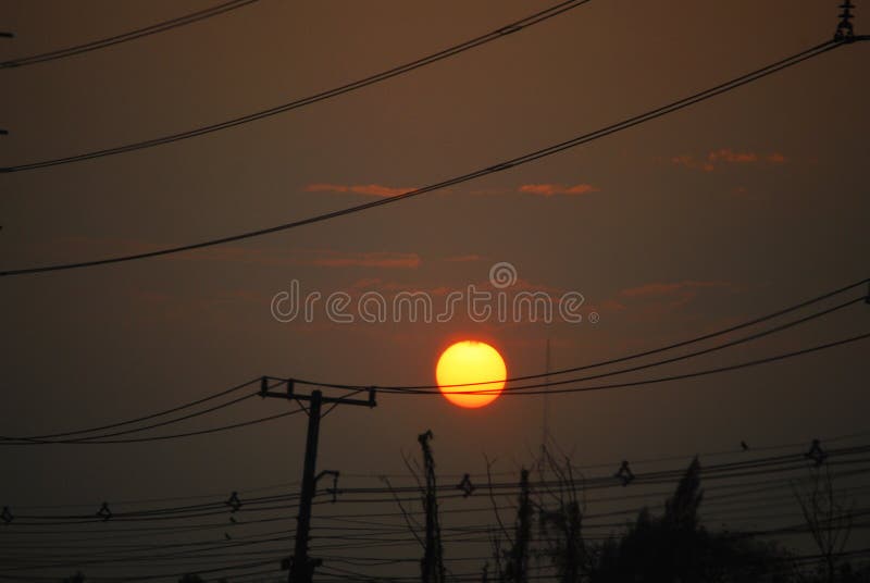 Electric wire silhouette stock image. Image of cable - 38190913