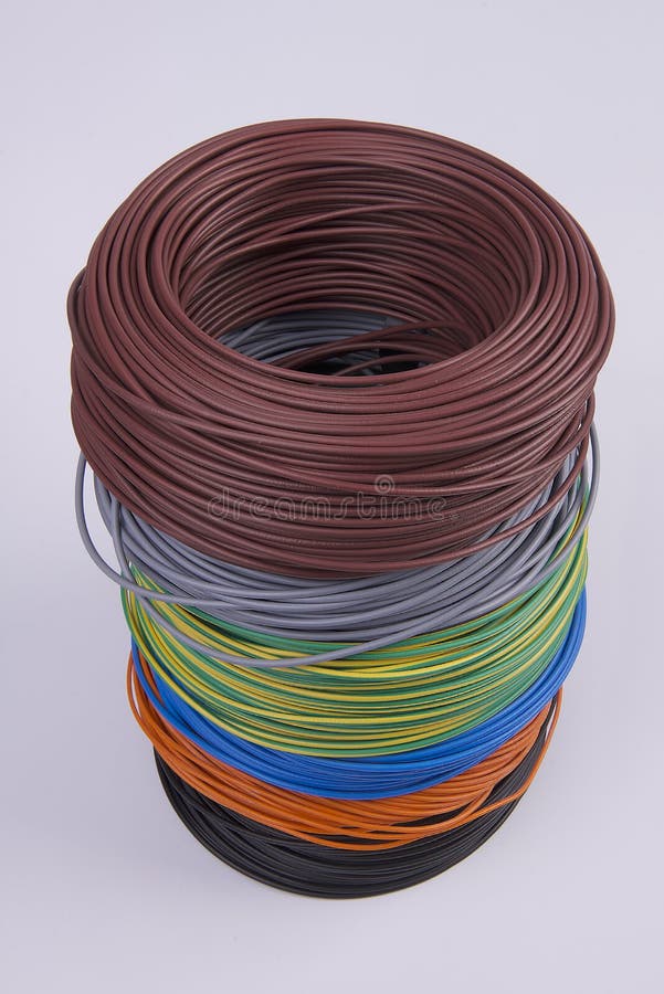 Electric wire stock photo. Image of plastic, power, wire - 56828488