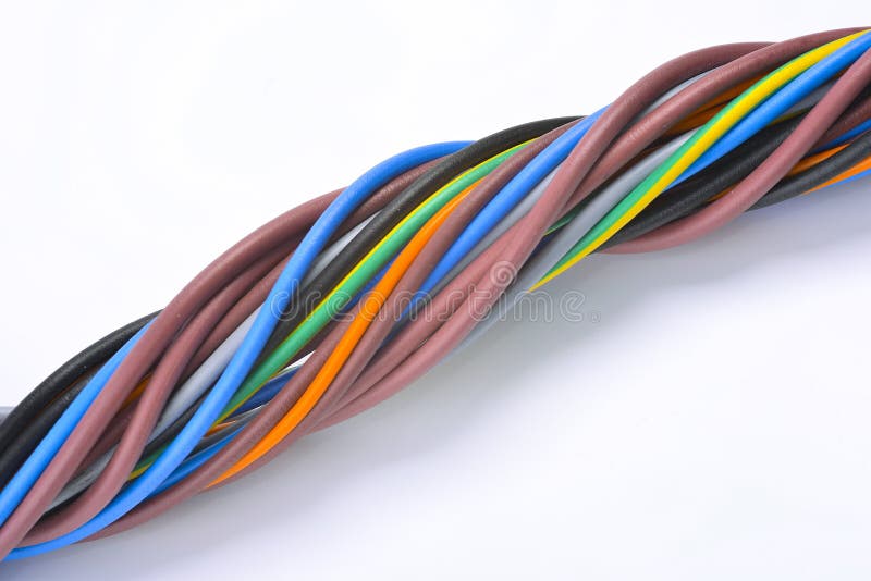 Electric wire stock photo. Image of coloured, cable, conductor - 56828498