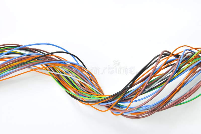 Electric wire stock image. Image of current, supply, wire - 56828523