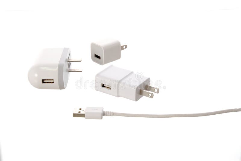 Electrical Adapter To USB Port Stock Photo - Image of battery, british ...