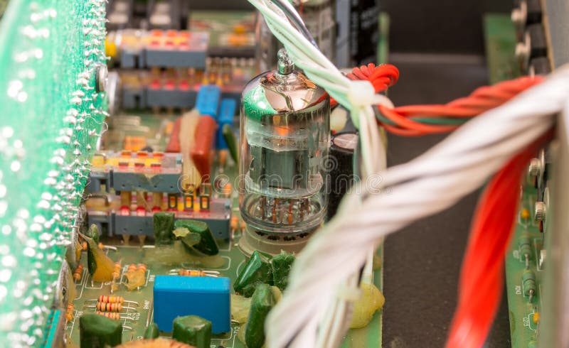 Electrical Assembly with Tube on a Circuit Board with Electrical ...