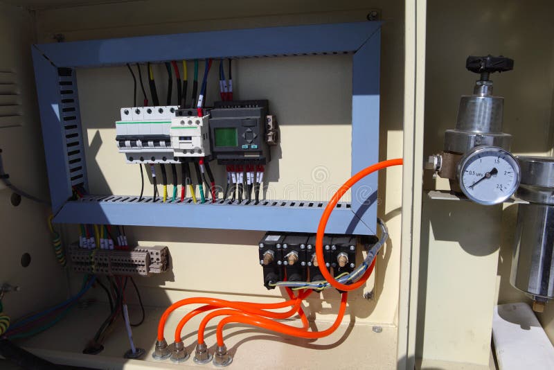 Electrical automation stock image. Image of belt, automated - 27634857