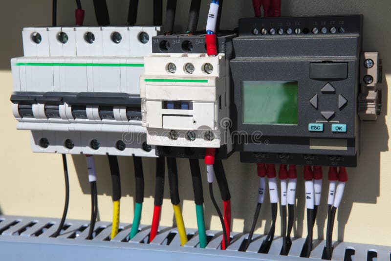 Electrical Automation and Control Equipment Stock Image - Image of ...