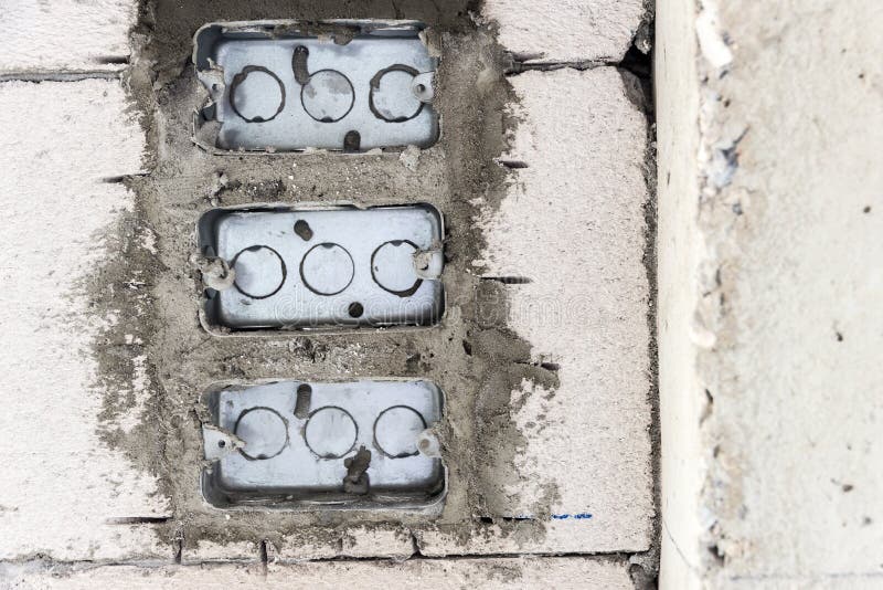 Electrical switch and plug stock photo. Image of plate - 80068776