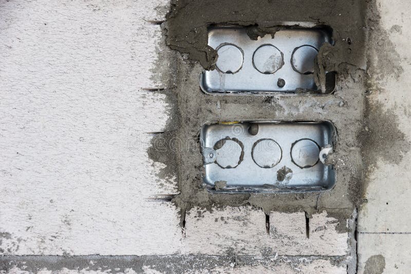 Electrical block stock photo. Image of brick, connection - 98011032