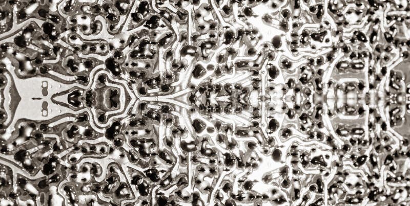 Electrical Board from an Old Receiver Stock Photo - Image of ...