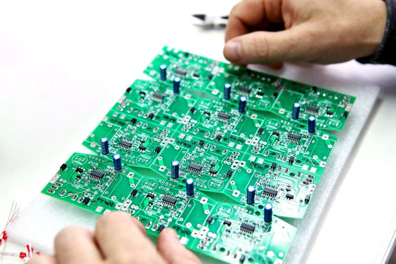 Electrical Boards with Parts for Manual Assembly of an Electrical ...