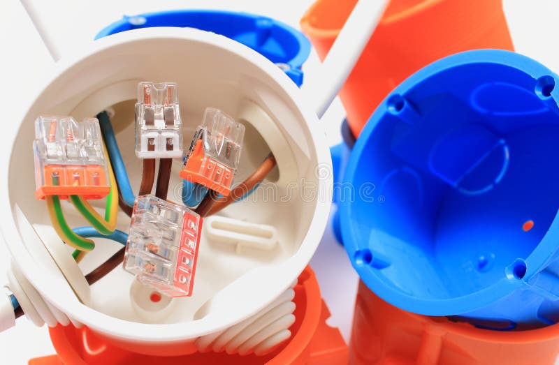 Electrical Box with Cables and Components for Use in Electrical ...