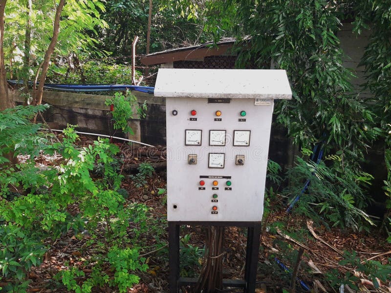 Electrical Box Panel is a Collection of Electrical Cables and There is ...