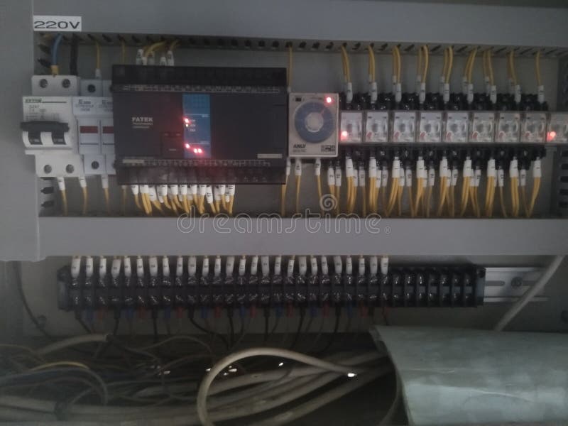 Electrical box panel stock image. Image of firearm, control - 279079425