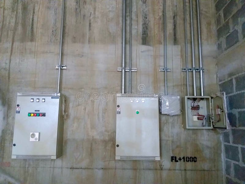 Electrical box system stock photo. Image of power, switch - 128387548