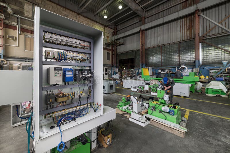 Electrical Cabinet, the Assembly of the Electrical Control System of a ...