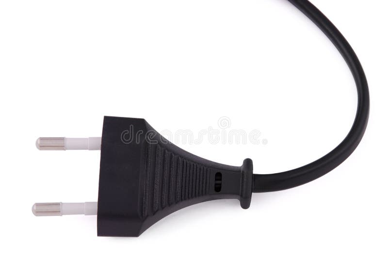 Electrical Cable (Clipping Path) Stock Photo - Image of black, cable ...