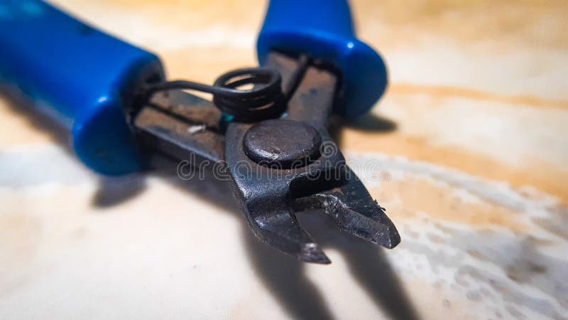 Electrical Cable Cutting Pliers, Even Though they are Rusty, are Still ...