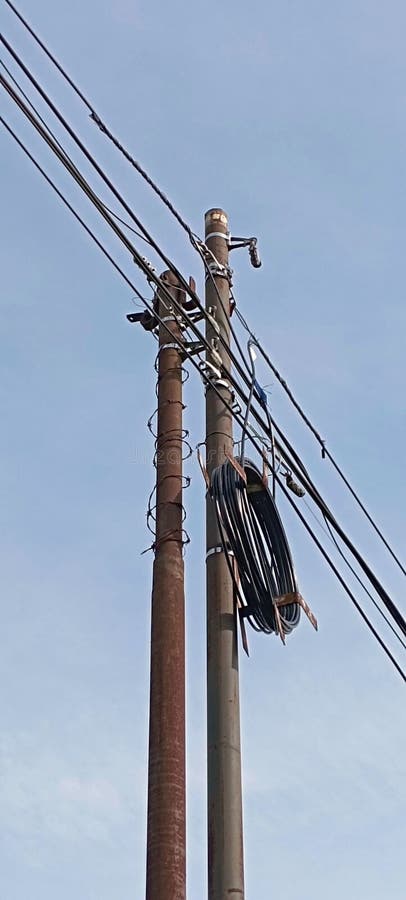 Electrical Cable Installation Stock Photo - Image of abstrak ...