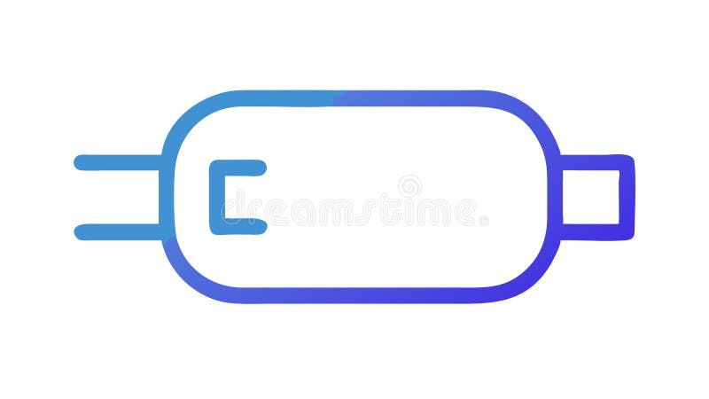 Electrical Cable Plug Vector Illustration, Power and Connection Graphic ...