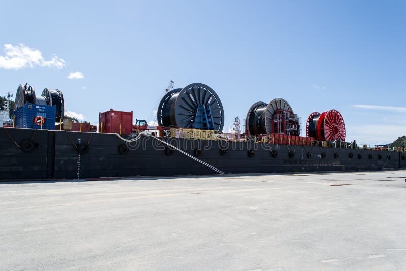 Electrical cable rollers stock photo. Image of cable - 24842190