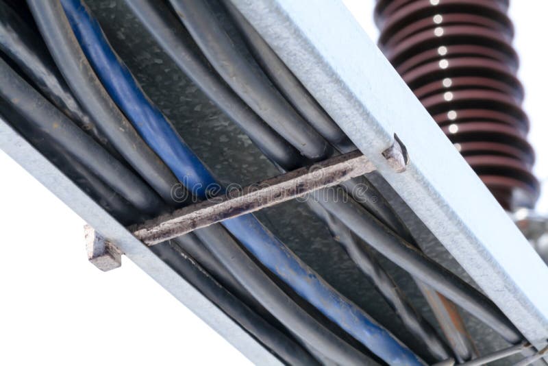 Electrical Cables are in the Box Stock Photo - Image of voltage, design ...