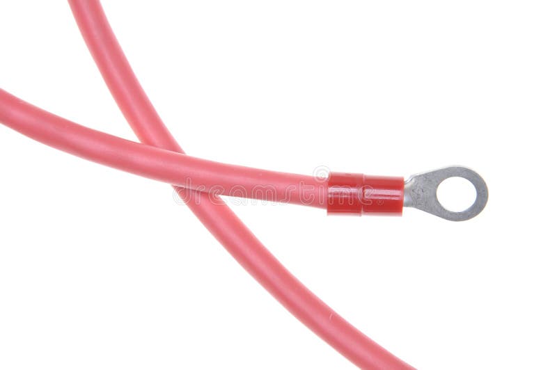 Electrical Cables with Terminal Stock Image - Image of electricity ...