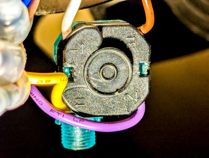 An Electrical Ceiling Fan Switch with Multiple Switch Options Stock ...