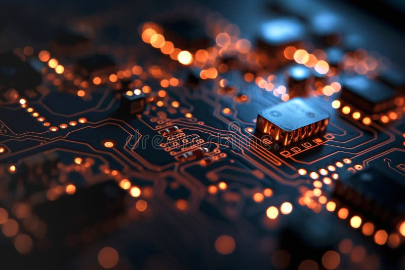 Electrical Board Illustration Abstract Logo Business Electronic Stock ...