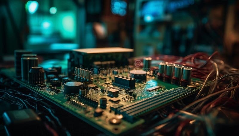 Electrical Circuit Board stock photo. Image of concept - 274438458