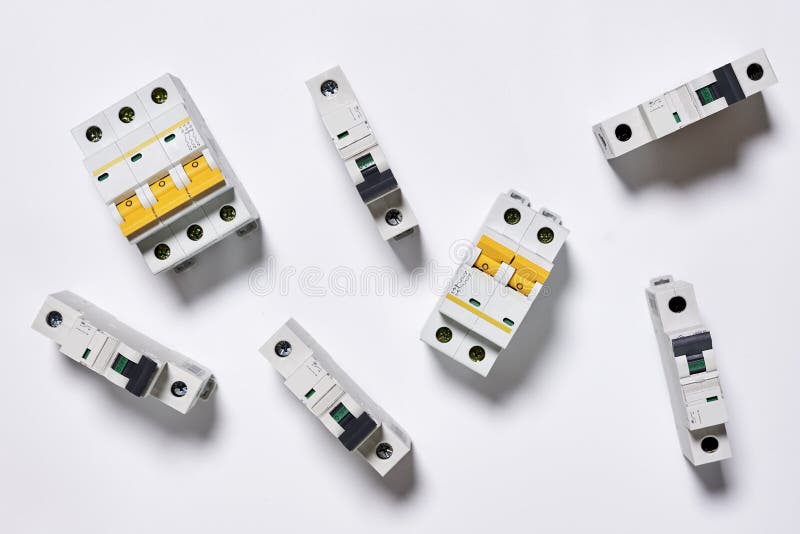 Electrical Circuit Breakers Stock Photo - Image of lighting ...