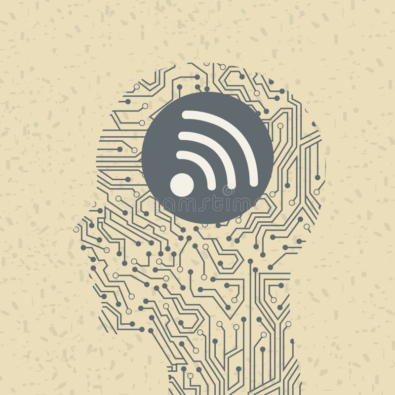 Electrical Circuit Profile Design Stock Illustration - Illustration of ...