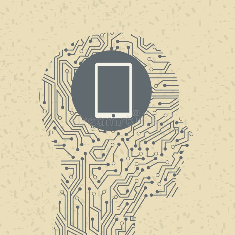 Electrical Circuit Profile Design Stock Illustration - Illustration of ...