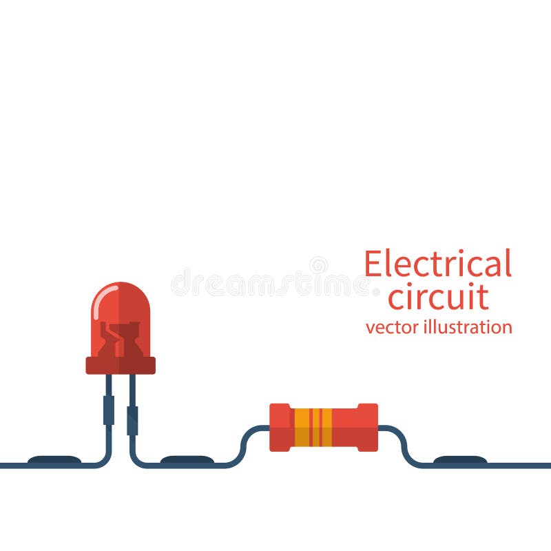 Electrical Circuit Template Stock Vector - Illustration of network ...