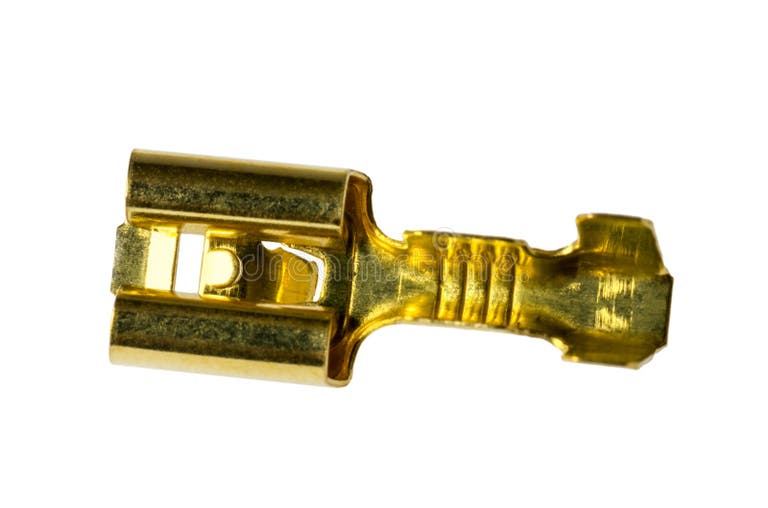 Electrical Component Bronze Cable Terminal Connector Stock Image ...
