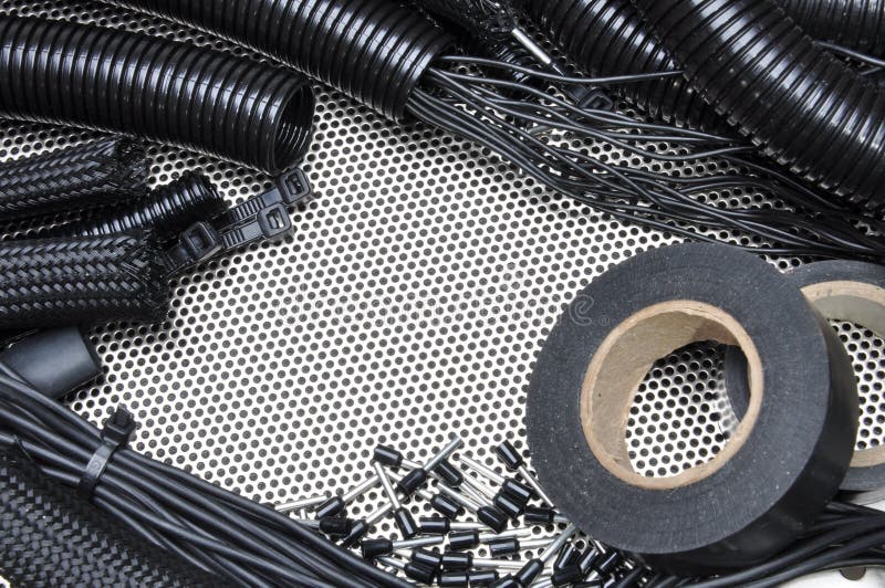 Electrical component kit stock photo. Image of macro - 49858416