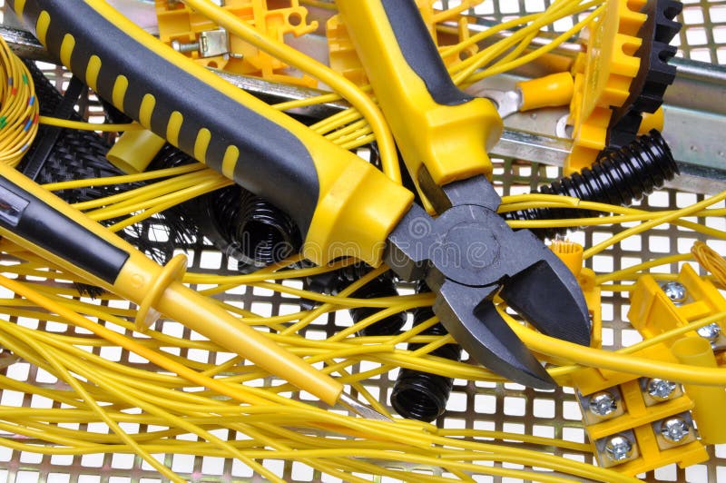 Electrical component kit stock image. Image of device - 35129985