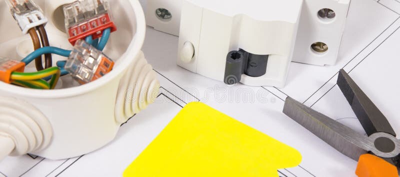 Electrical Components for Electric Installations, Construction Drawings ...