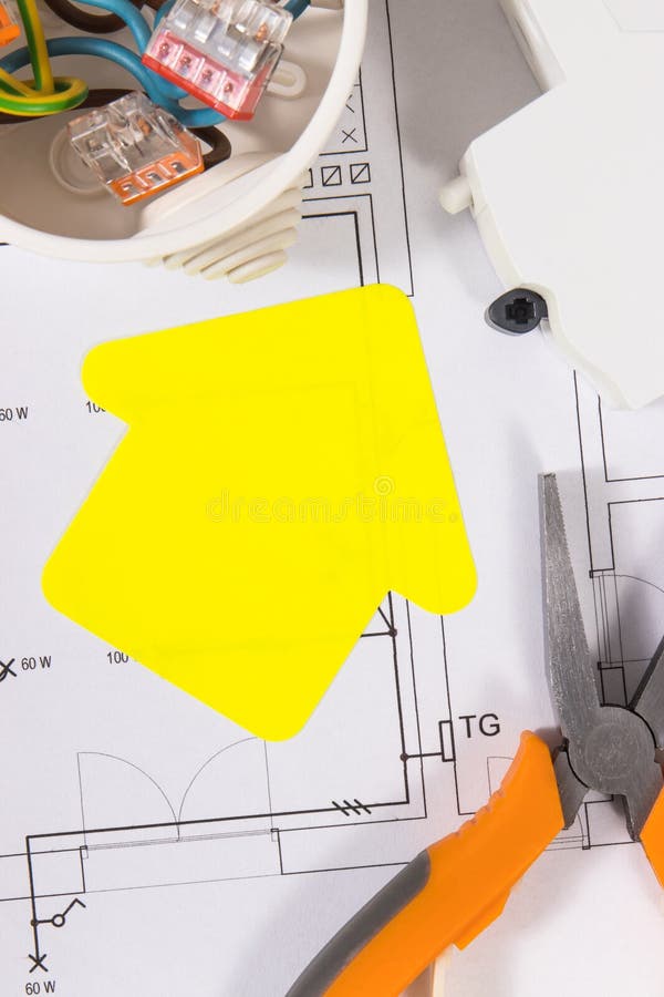 Electrical Components for Electric Installations, Construction Drawings ...