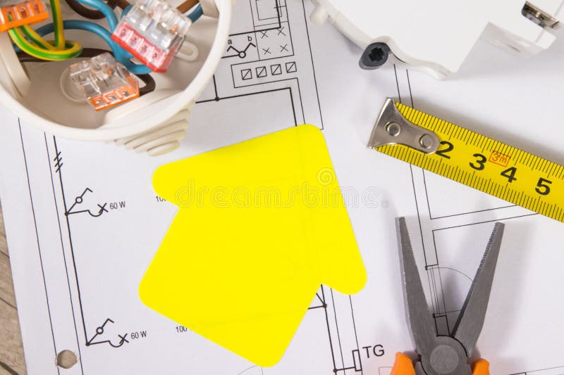 Electrical Components for Electric Installations, Construction Drawings ...