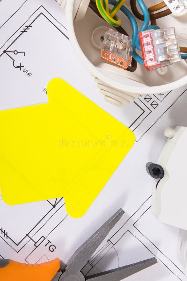 Electrical Components for Electric Installations, Construction Drawings ...