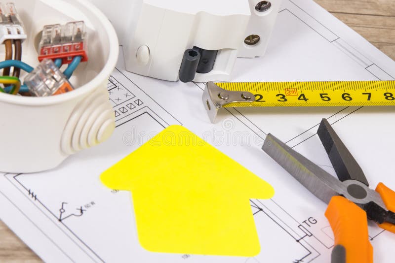 Electrical Components for Electric Installations, Construction Drawings ...