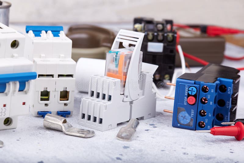 Electrical Components stock image. Image of panel, energy - 18459879