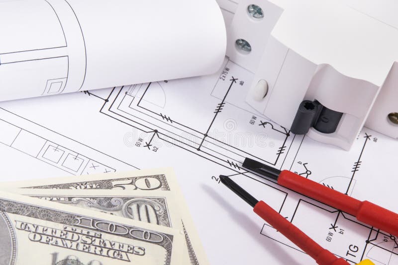 Electrical Components Using in Electric Installations, Construction ...