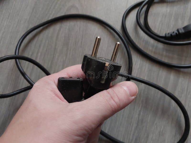 Electrical Computer Wires for Current and Information Transfer Stock ...