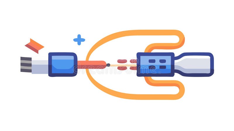 Electrical Connection Plugs Energy Transfer Vector, Vector Design ...