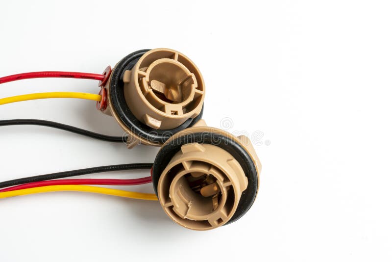 Electrical Connector for Connecting Devices on a White Background Stock ...